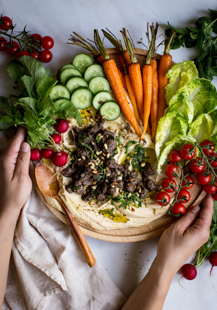 Mi-tataki mi-carpaccio de cerf à l'italienne - Je cuisine du gibier